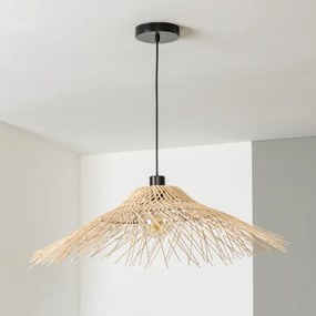 Brilagi - LED Lustr na lanku CERIA BOHO 1xE27/40W/230V pr. 70 cm bambus