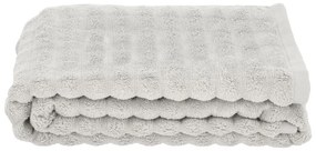 Světle šedá bavlněná osuška 70x140 cm Inu – Zone