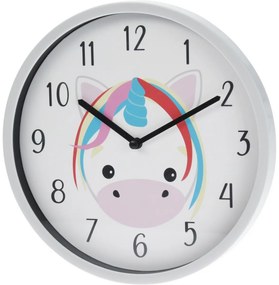 Dětské nástěnné hodiny Jednorožec, 22 cm