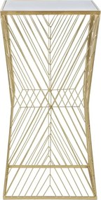 Odkládací stolek Lines 50 cm zlatý