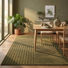 Zelený koberec 200x290 cm Solace – ESTE