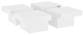 vidaXL Konferenční stolek bílý 90 x 90 x 28 cm kompozitní dřevo