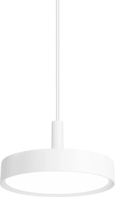 Závěsná lampa Slim Round Suspended LED KA s opálovým difuzorem ovládání osvětlení Dali 25 cm bílá
