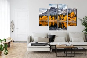 Vícedílný obraz Národní Park Banff V Kanadě Nedostatek Nedostatek Přírodní plátno 200x150