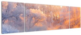 Obraz - Mrazivé svítání (170x50 cm)