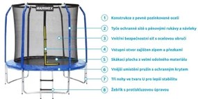 Trampolína Standard 183 cm 2022 Marimex 19000102 s ochrannou sítí a schůdky