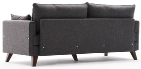 Hanah Home Rozkládací pohovka BELLA antracit 208 cm 825BLC2575