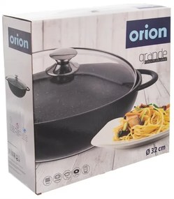 Orion domácí potřeby Pánev GRANDE Wok s poklicí pr. 32 cm