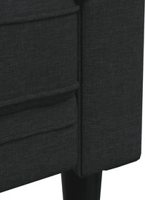 2dílná sedací souprava černá textil 3209202