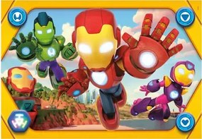 Clementoni 23778 Puzzle Iron Man a jeho úžasní přátelé MAXI 104 dílků