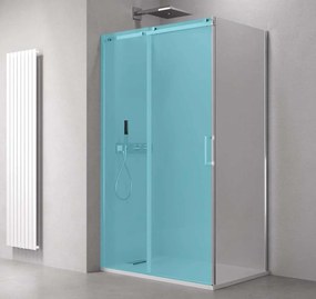Polysan Thron - Sprchová stěna 90x200 cm, Antidrop, čiré sklo/chrom TL3090