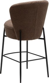 Hnědá barová židle (výška sedáku 68 cm) Orbit – DAN-FORM Denmark