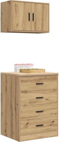 Garážové skříně 2 ks dub artisan kompozitní dřevo 3328340