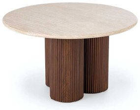 Konferenční stolek Donovan, kámen / ořech