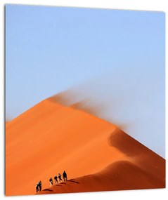Obraz písečné pouště (30x30 cm)