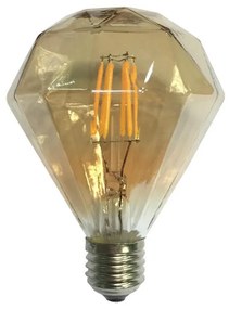ACA DECOR LED žárovka Filament Con E27 6W, Jantar