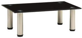322758  TV Stand Black 40x35x17 cm Tempered Glass 322758