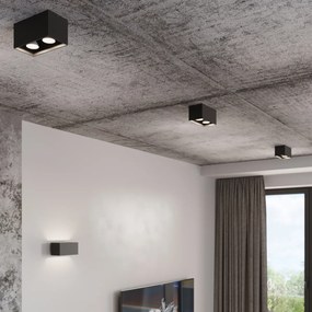 Sollux Lighting Nástěnné svítidlo QUAD MAXI šedé