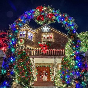 Vánoční světýlka venkovní FLASH multicolor 300 LED