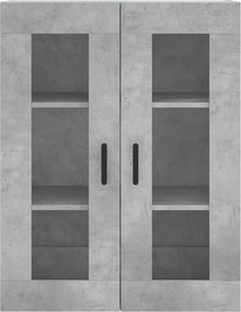 Skříň highboard betonově šedá 69,5x34x180 cm kompozitní dřevo 3198221