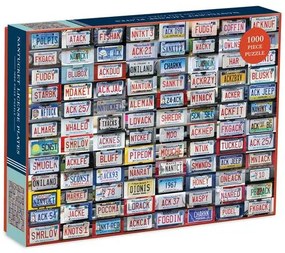 Galison Puzzle Koláž SPZ 1000 dílků