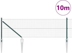 Svařované drátěné ploty s hroty 10 x 0,6 m Ocel potažená PVC 3352039