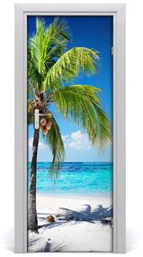 Fototapeta na dveře samolepící tripická pláž 85x205 cm