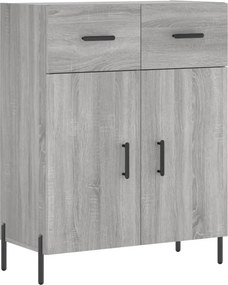 Skříň highboard šedá sonoma 69,5 x 34 x 180 cm kompozitní dřevo 3199887