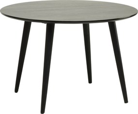 XXXLutz JÍDELNÍ STŮL, akácie, černá, 115/115/76 cm MID.YOU - Jídelní stoly - 001630027201