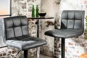 invicta interior Barová židle Modena vintage šedá - 2ks 39001