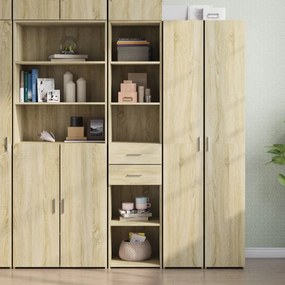 Skříň highboard dub sonoma 40 x 42,5 x 185 cm kompozitní dřevo 3281443