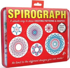 SPIROGRAPH Kreativní sada Retro Tin / Ozubená kolečka a kroužky / 2 pe