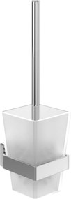 Villeroy & Boch Elements Striking - WC štětka nástěnná s držákem, sklo/chrom TVA15201700061