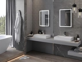 Mexen Miko podsvícené koupelnové zrcadlo 50 x 70 cm, LED 6000K, proti zamlžování - 9819-050-070-611-00