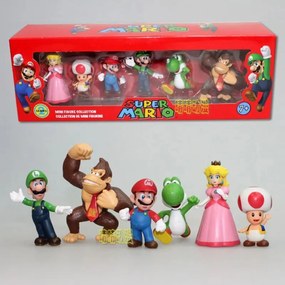 Set 6 ks postaviček Super Mario Barva: varianta 1