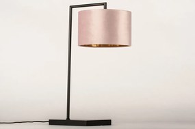 Stolní lampa Pallas Pink and Black