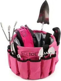 SIXTOL GARDEN PINK 10 - Bez krabice / Sada zahradního nářadí