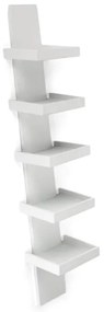 Tomasucci Knihovna STEP WHITE 155x31x35cm,bílá