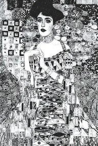 TREFL Art Frame Puzzle Adele Bloch-Bauer I / 500 dílků / s rámem / 31,