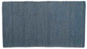 KELA Koupelnová předložka Miu směs bavlna/polyester kouřově modrá 120,0x70,0x1,0cm KL-24731