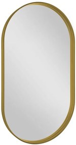 Sapho AVONA oválné zrcadlo v rámu 40x70cm, zlato mat AV400G