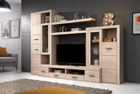 Obývací stěna New Atlantis (dub sonoma)