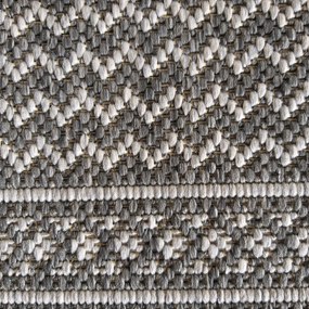 Šedý skandinávský koberec s jemným vzorováním Šířka: 200 cm | Délka: 290 cm