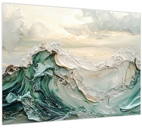 Obraz - 3D abstrakce moře (70x50 cm)