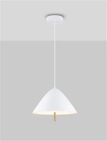 LED bílé designové svítidlo Oros