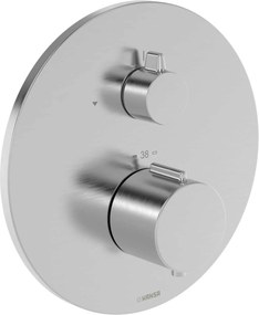 Hansa EasyTherm - Termostatická sprchová baterie pod omítku, broušená ocel 8861924580