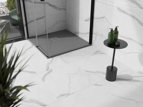 Mexen Stone+ kompozitová čtvercová sprchová vanička 70 x 70 cm, šedý-beton - 44617070