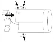 Panlux PN42100034 Zahradní LED nástěnné svítidlo Costa N hnědá, 12 W