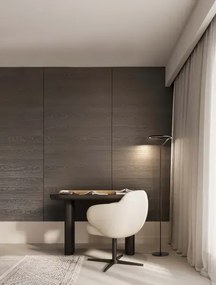 LED stmívatelná černá stojací lampa Tilia