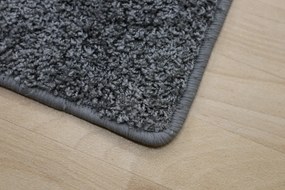 Vopi koberce Kusový koberec Color Shaggy šedý čtverec - 120x120 cm